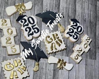 2025 Graduation Cookies/grad Gifts/senior Gifts/grad Cookies/grad Sugar ...