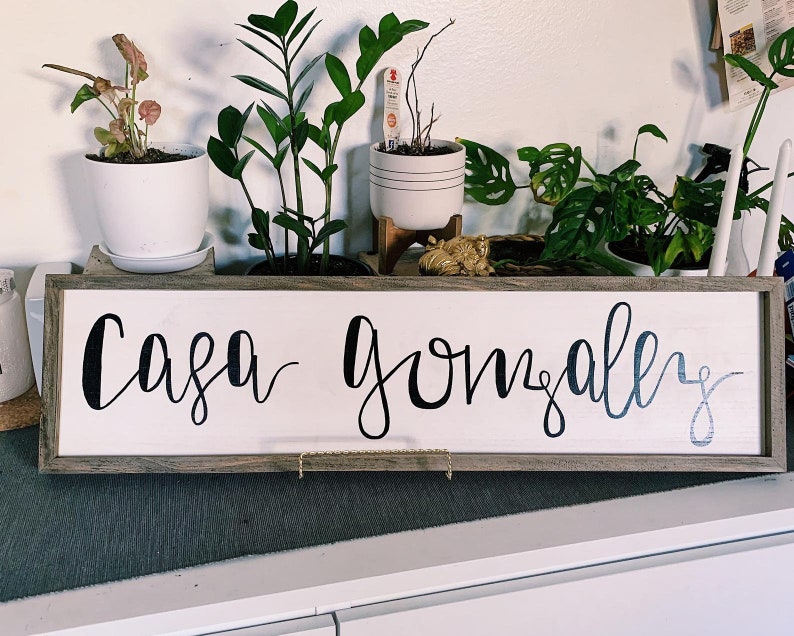 Custom Casa Sign | Etsy