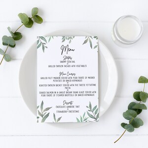 28pc Customizable Wedding Collection Printables boho Greenery Style ...