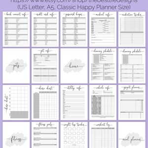 2022 2023 CUSTOMIZABLE Home Management Binder Life Planner - Etsy