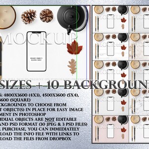 Fall Mockup Bundle (48 Different Objects: Ipad, Disc Planner, Binder ...