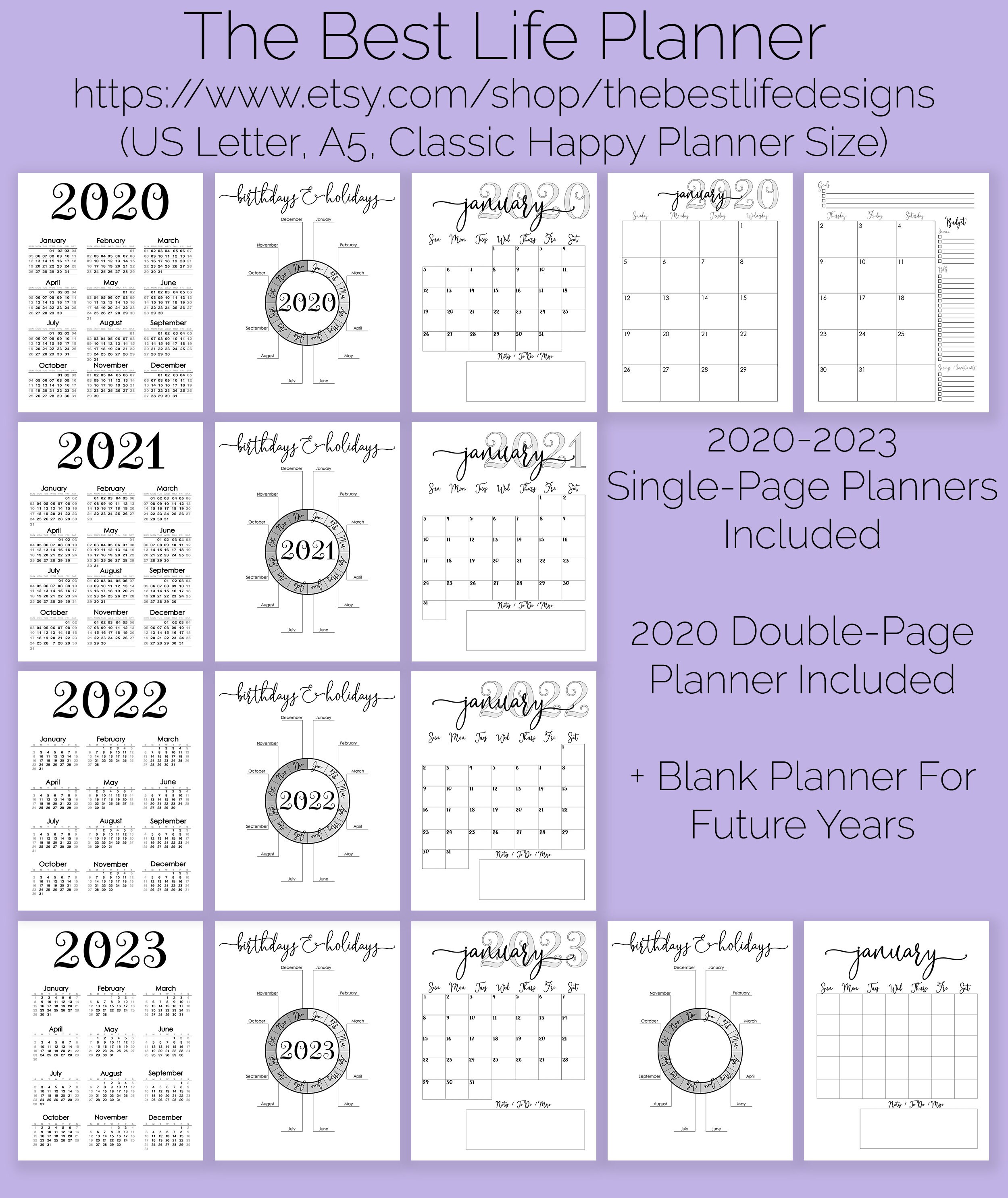 2022 2023 CUSTOMIZABLE Home Management Binder Life Planner - Etsy