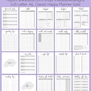 2022 2023 CUSTOMIZABLE Home Management Binder Life Planner - Etsy