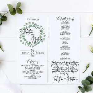 28pc Customizable Wedding Collection Printables boho Greenery Style ...