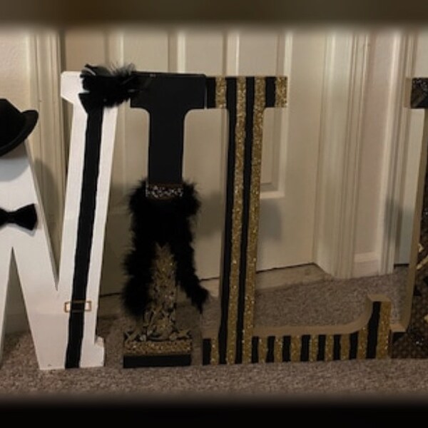 Large Decorative Letters - Etsy