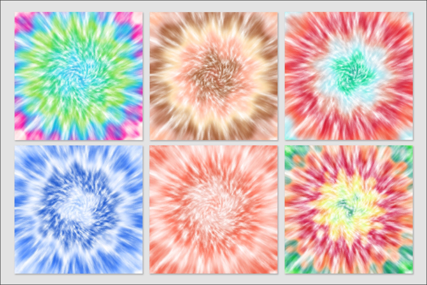 Tie Dye Digital Paper, Tie Dye Backgrounds, Colorful Tie-dye Scrapbook ...