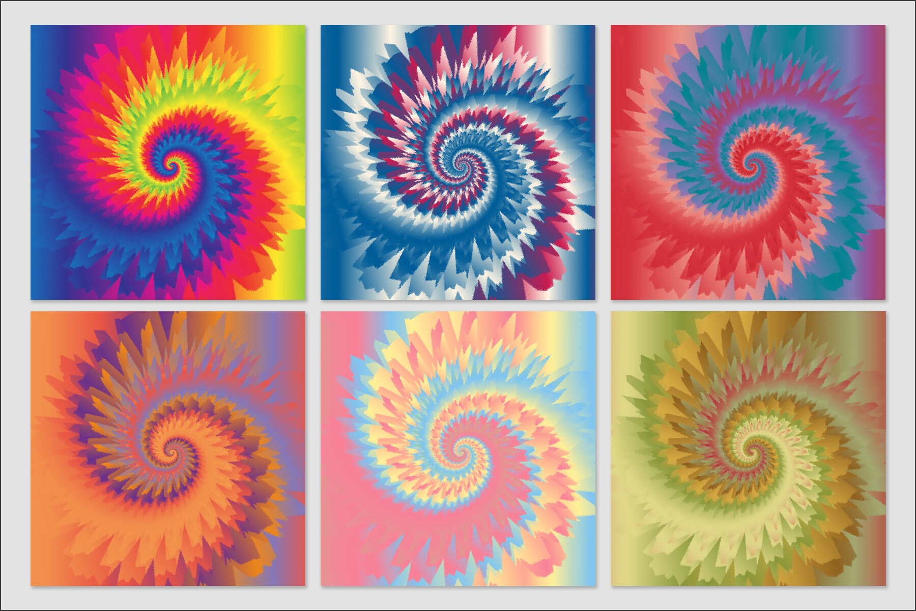 Tie Dye Digital Paper Tie Dye Backgrounds Tie-dye Scrapbook - Etsy