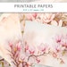 Magnolia Junk Journal Printable Floral Digital Paper Journal - Etsy