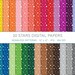 Digital Paper, Stars Digital Scrapbooking Paper Pack, Scrapbooking ...