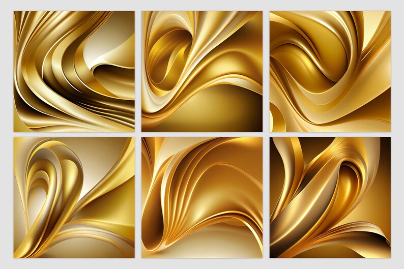 Gold Digital Paper Pack Scrapbooking Paper Pack Scrapbooking - Etsy