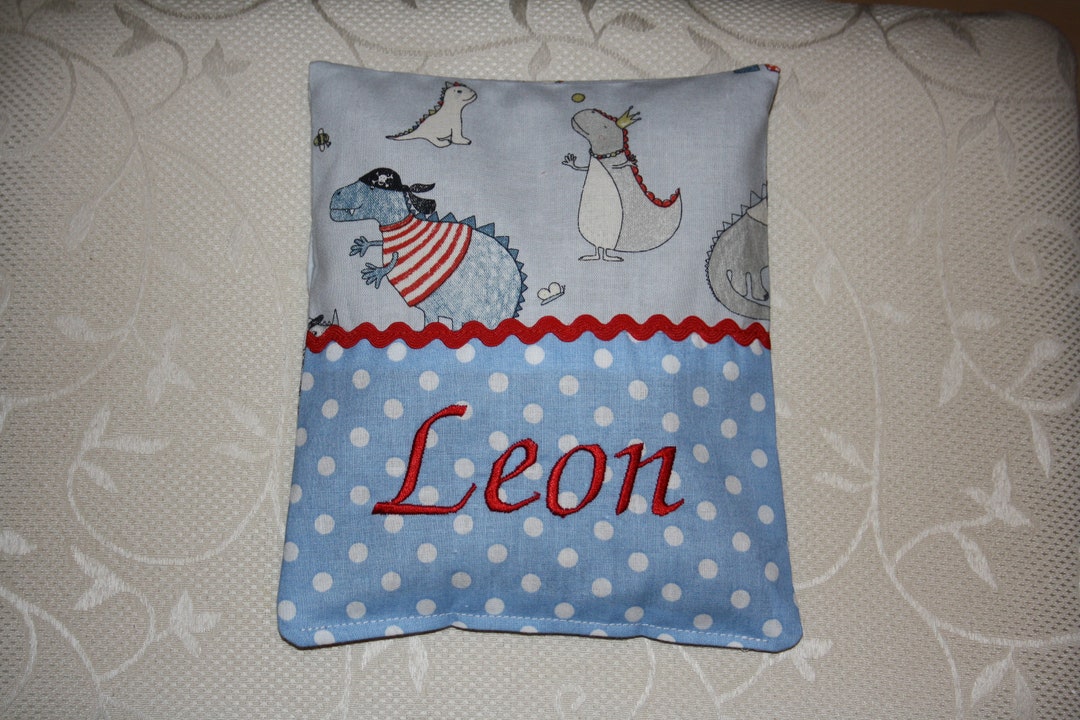 Cherry Pit Pack for Babies, Embroidered With Wish Names, Dino ...