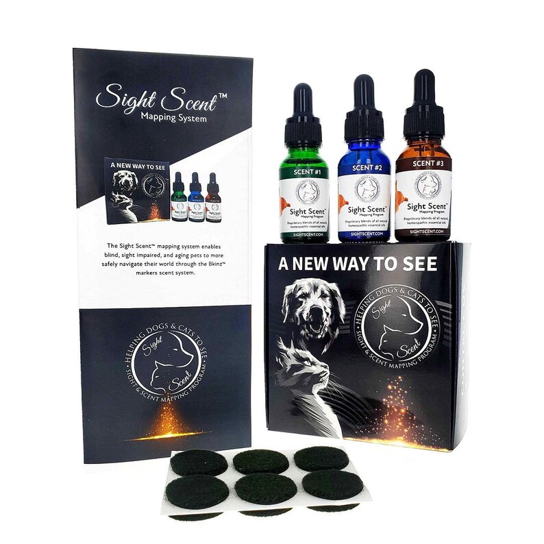 Sightscent Mapping Program for Blind, Impaired Dogs Cats, Complete Set ...
