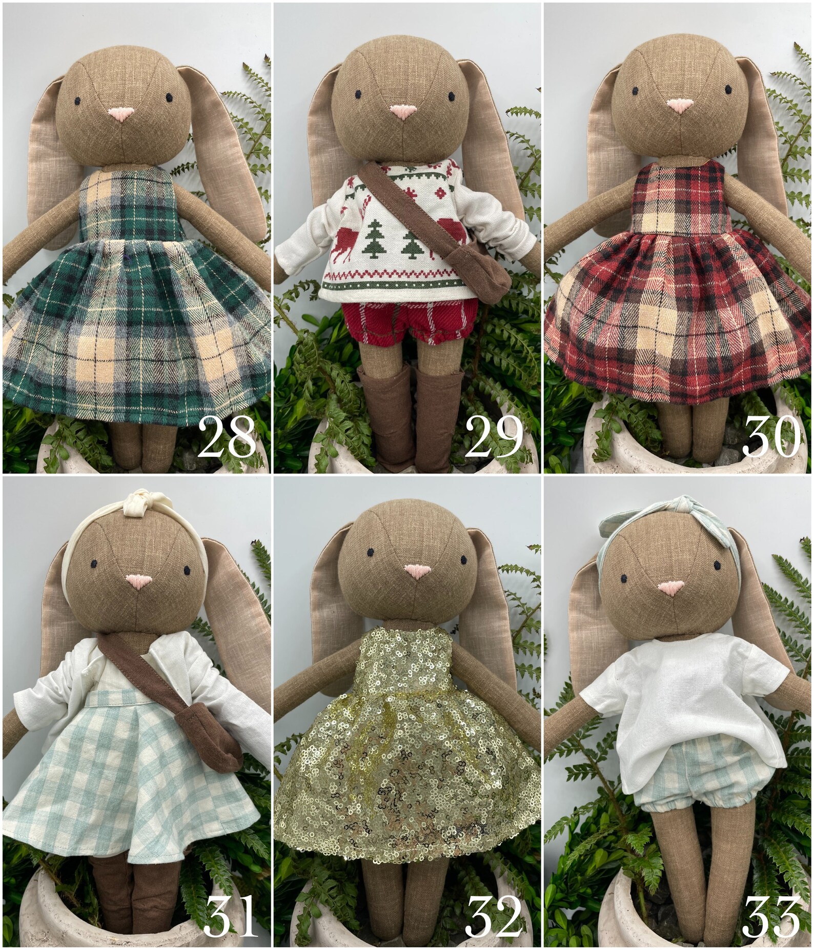 Premium Linen Heirloom Stuffed Animal Toys Fawn Art Doll - Etsy