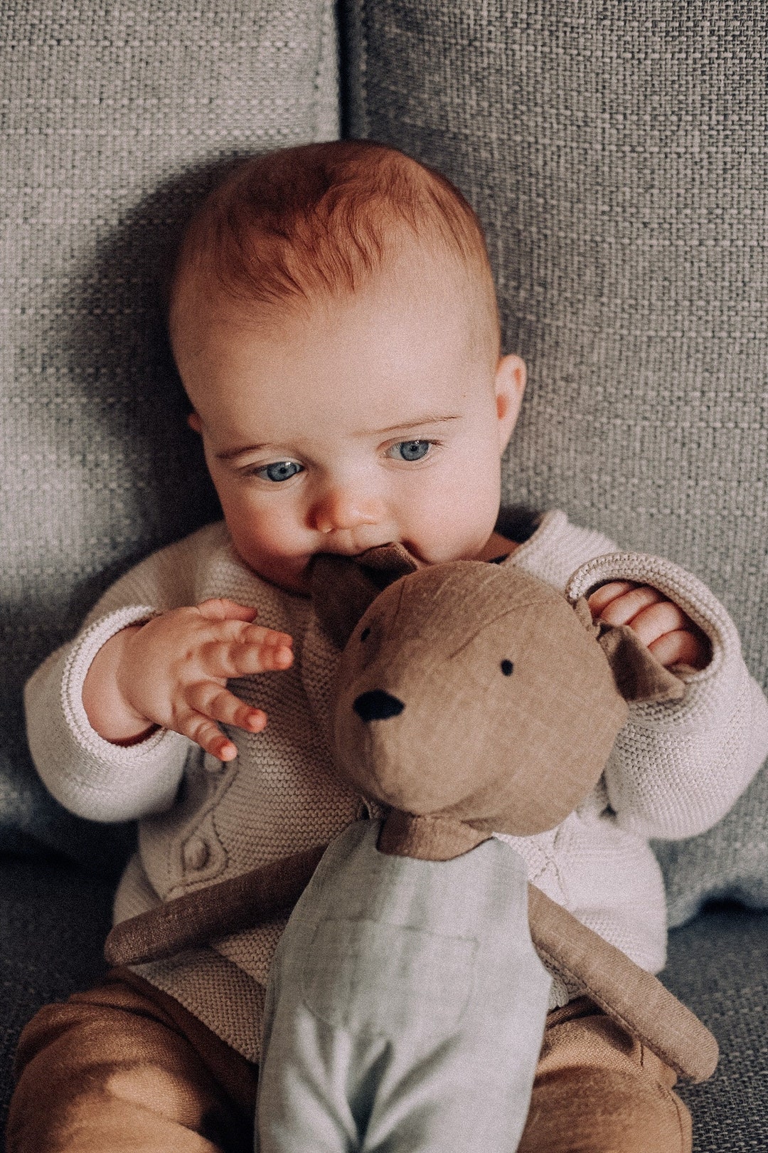 Linen Stuffed Animal Art Doll: Hand Embroidered Woodland Toy - Etsy