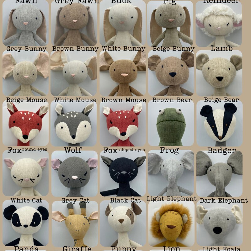 Stuffed Toys - Etsy