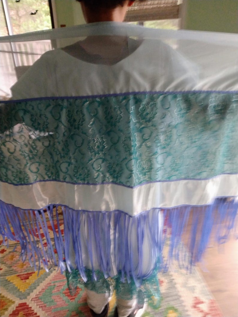 Pow Wow Regalia Native American Fancy Dance Dress and Shawl Girl's Size ...