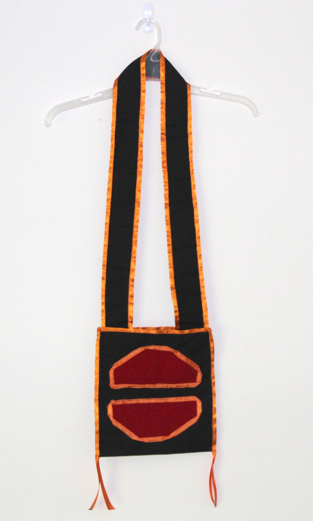 Native American Pow Wow Regalia Red and Black Bandoleer Bag - Etsy