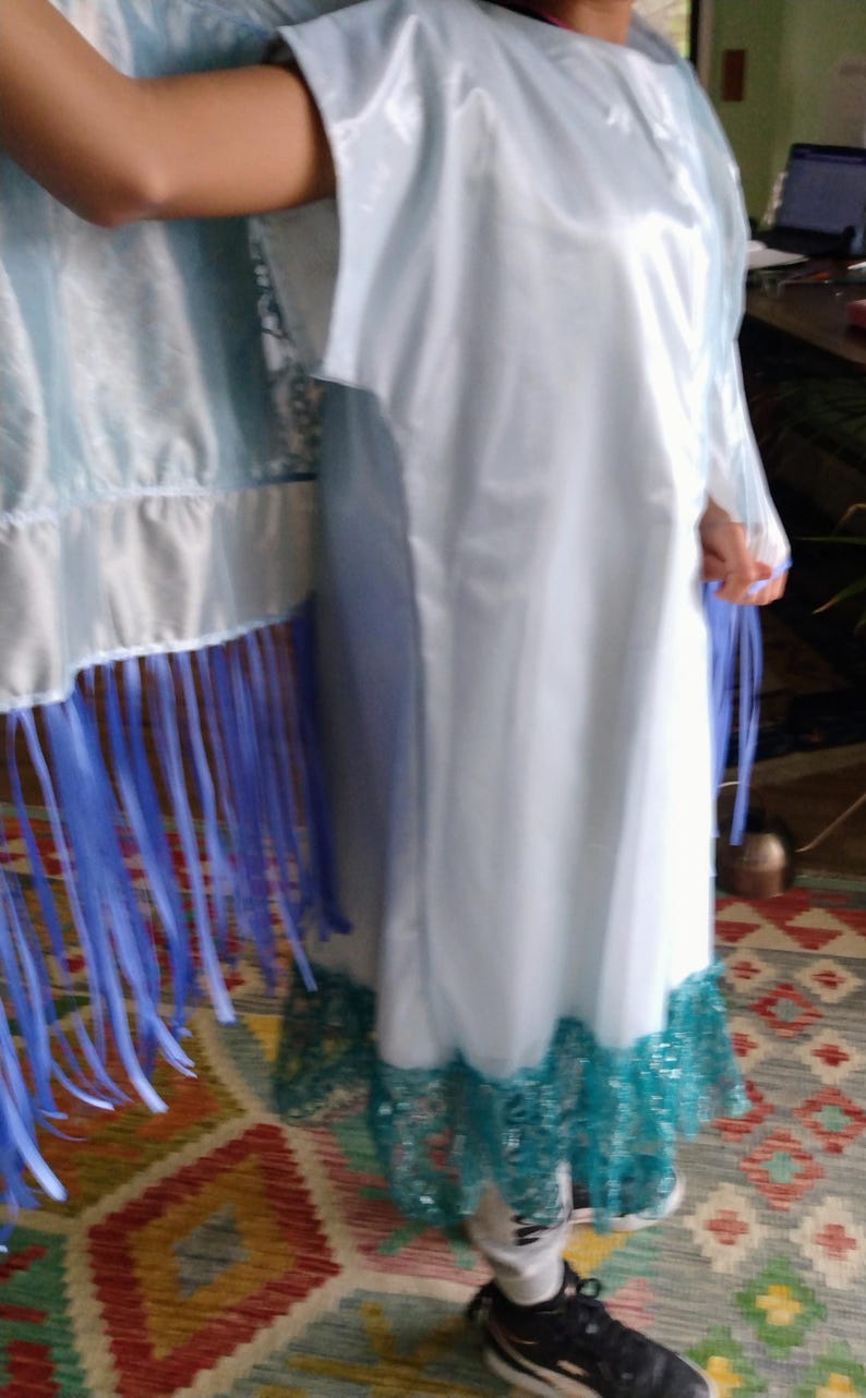 Pow Wow Regalia Native American Fancy Dance Dress and Shawl Girl's Size ...