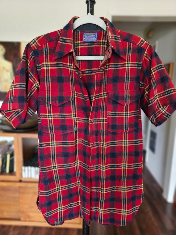 Pendleton plaid button - Gem