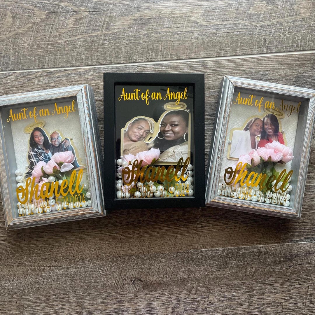 Personalized Memorial Shadow Box - Etsy