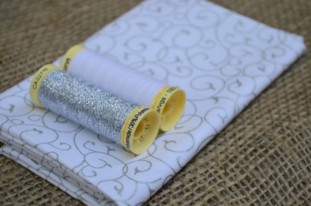 Gutermann Silver Metallic Effect Thread - Silver Colour 41 - Etsy UK