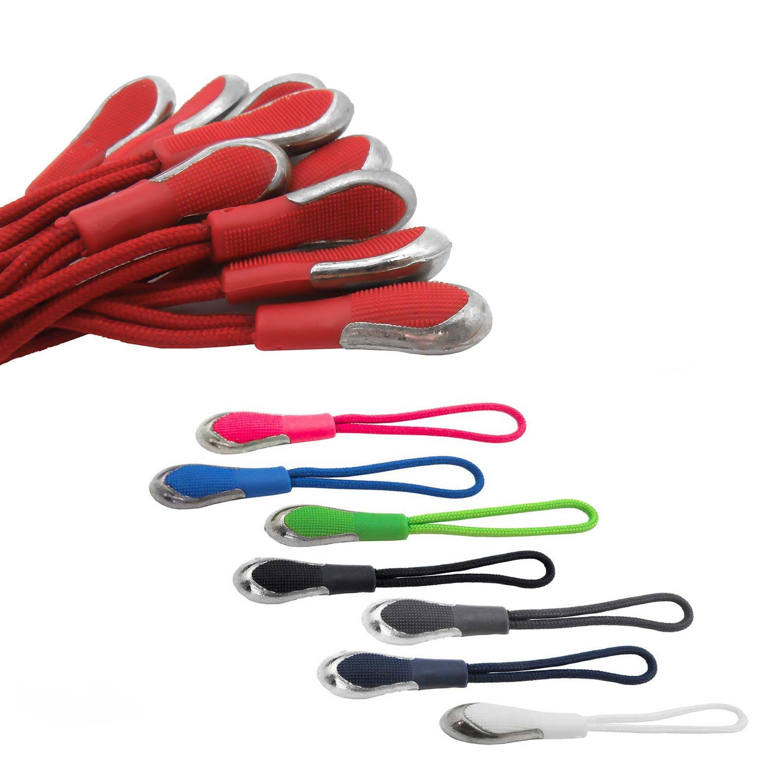 10 Zipper Loops Zipper Puller Metal Hem Zipper Extension Pull - Etsy UK