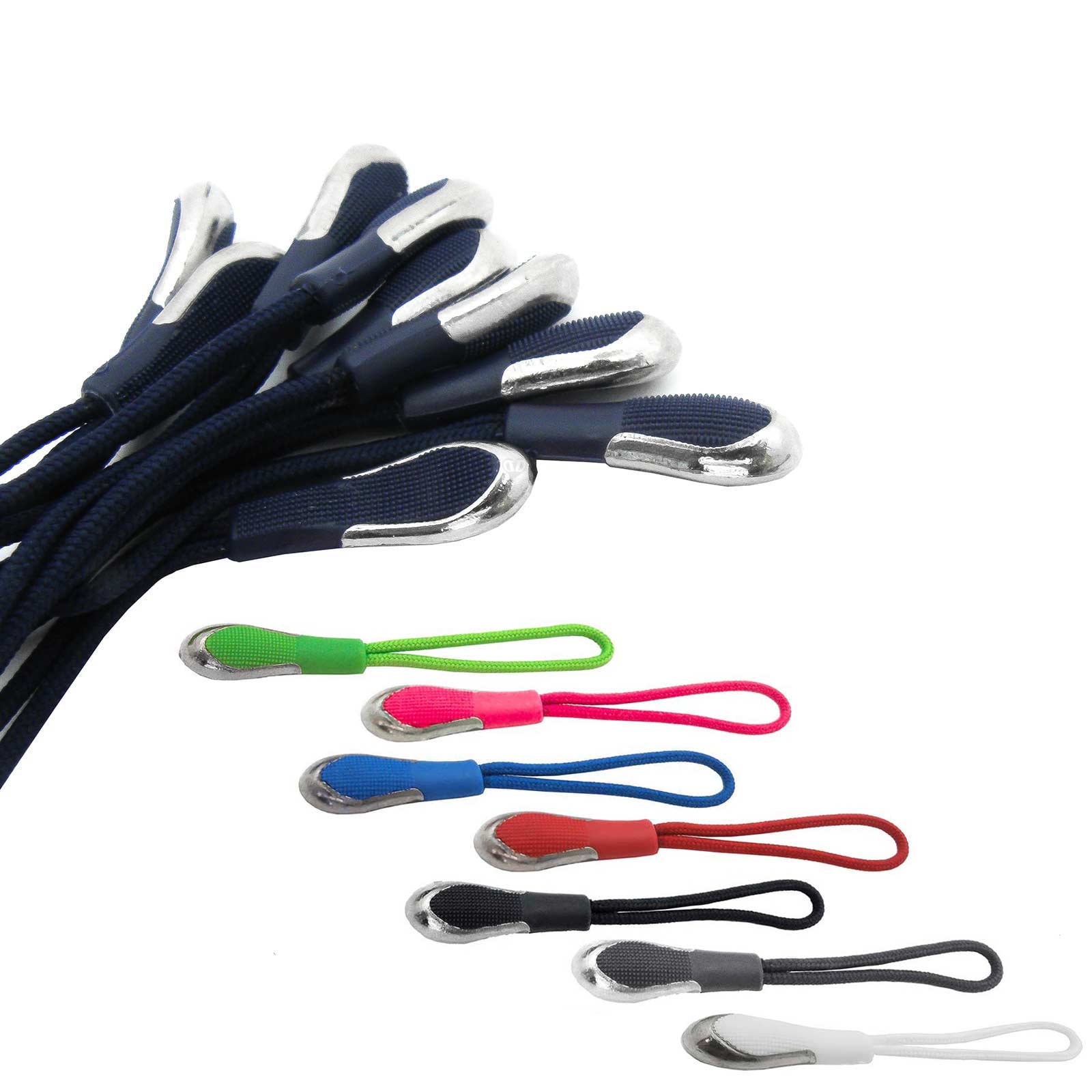10 Zipper Loops Zipper Puller Metal Hem Zipper Extension Pull - Etsy UK