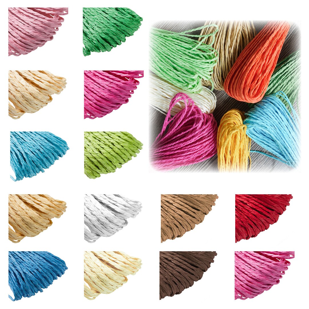 Paper Cord 30 M Paper Cord 0.07eur/meter Craft Cord Twisted - Etsy