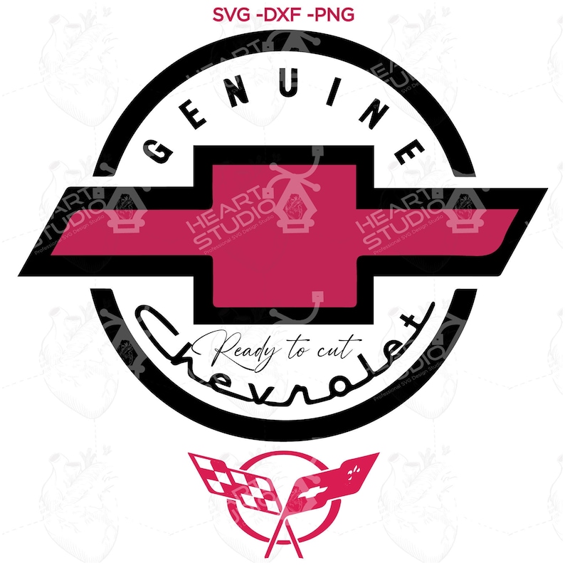 Chevrolet SVG, Dxf and Png Files, Ready to Use on Cameo, Cricut, Cnc - Etsy