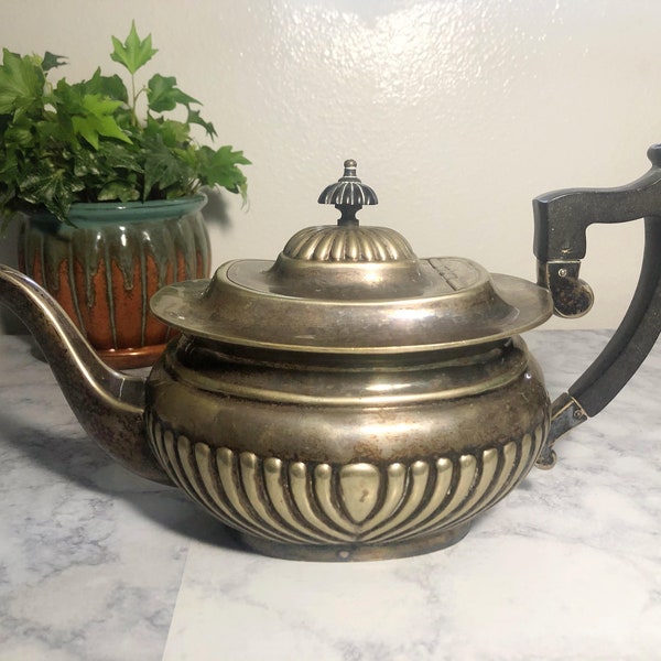 Silver Plate Teapot - Etsy