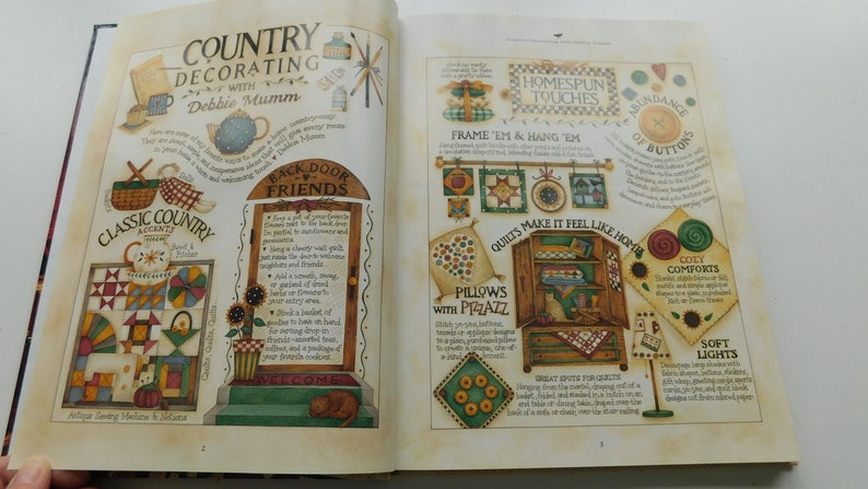 Debbie Mumm Quilts Country Quilt Patterns Folkart Primitive - Etsy