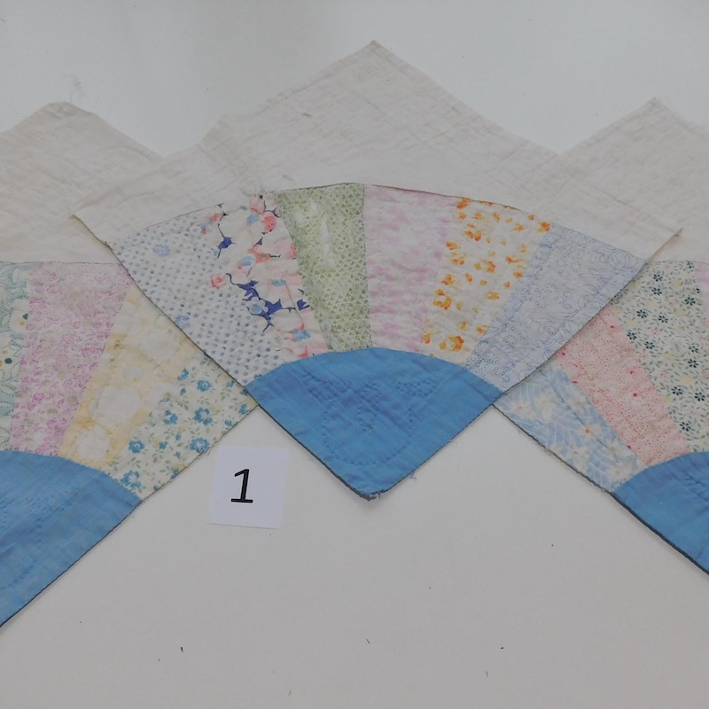 Vintage Fan Quilt - Etsy