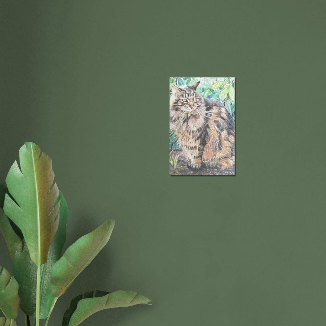 Polly the Cat Fine Art Poster - Etsy