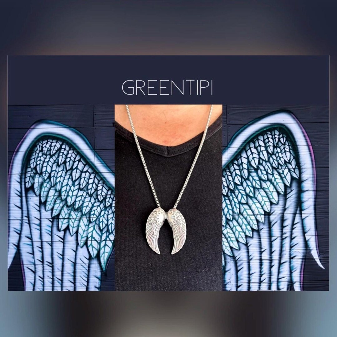 Angel Wing Pendant*angel Wing Chain Silver*angel Wing Necklace*wing ...