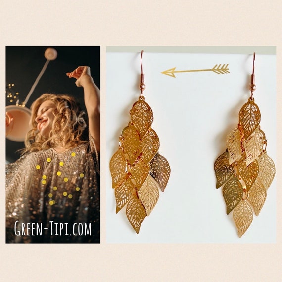 Golden ohrringe store
