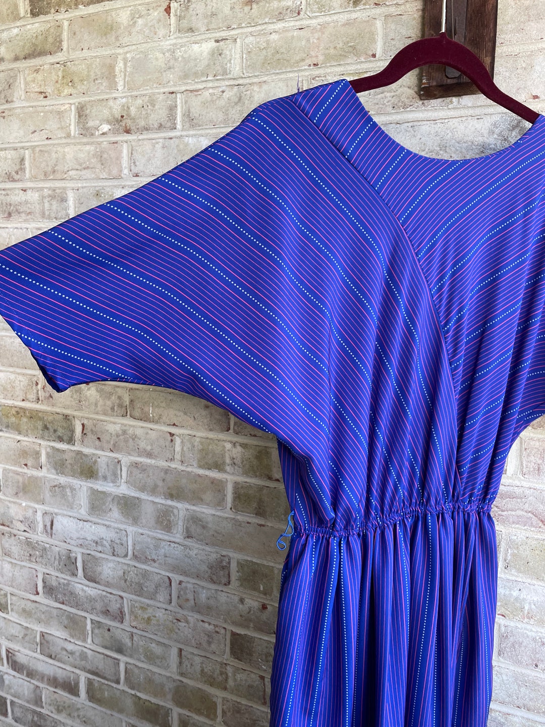 Vintage Dress 1980 80s Boho Hippie Bohemian Hippy Back to School Size ...