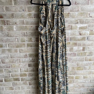 Plus Size Vintage Dress Sundress, Natural Neutral Colors, Beige Wave ...