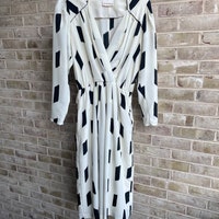 1980s Santini Silk Drop Waist Dress - Etsy