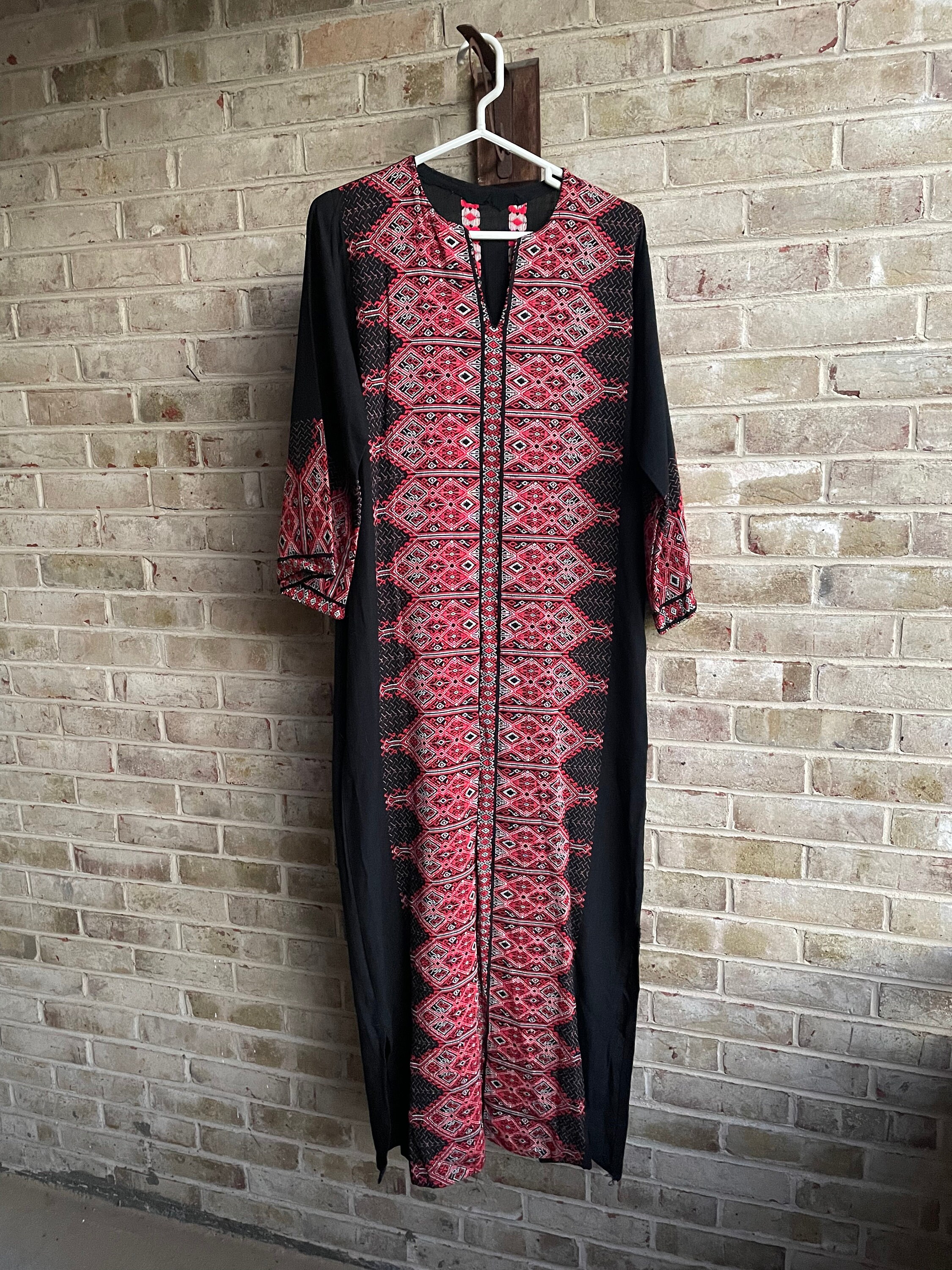 Vintage Dress Caftan Kaftan 1980 80s Boho Bohemian Hippie Hippy Lounge ...