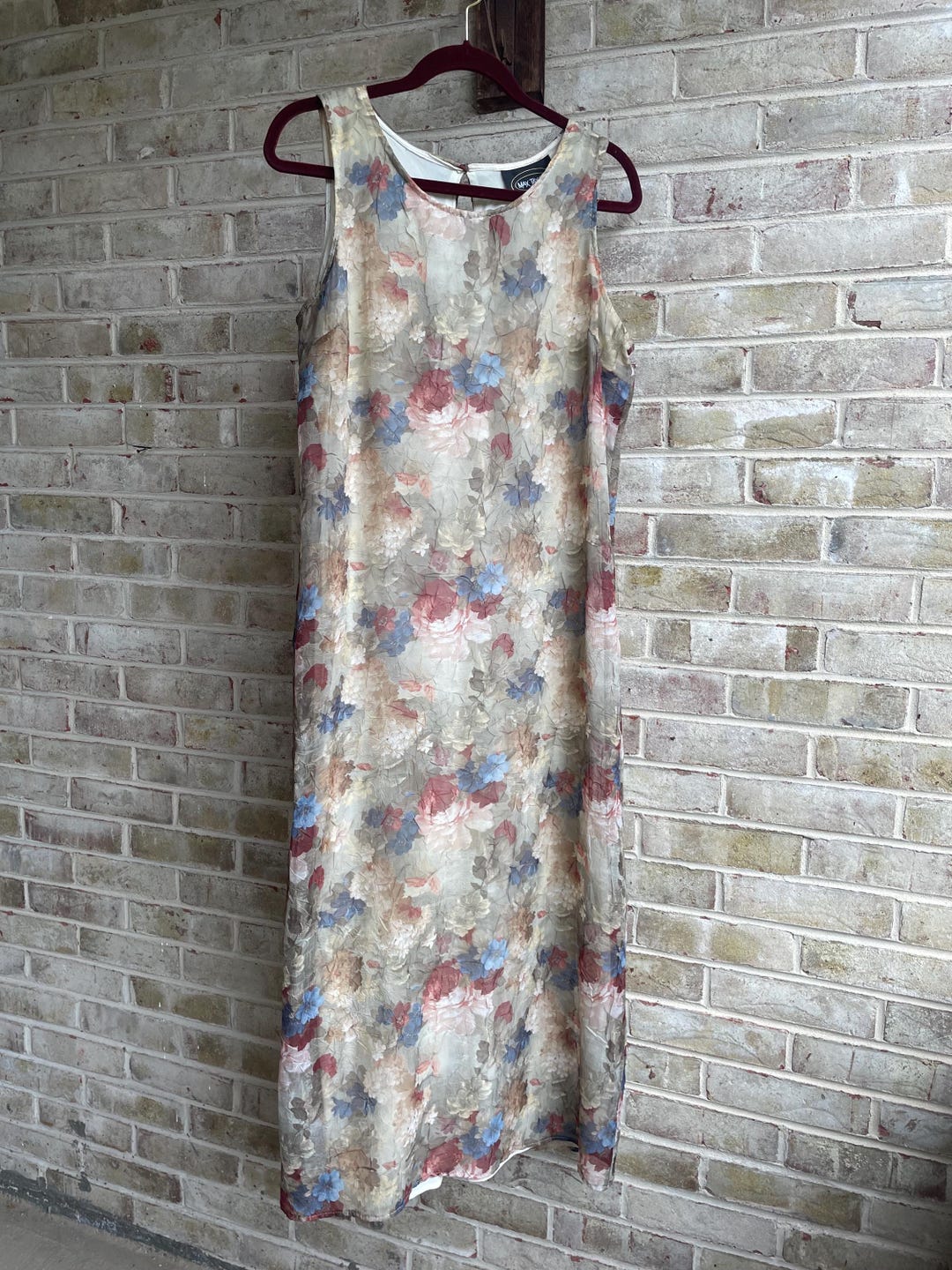 Vintage Dress 1990 90s Boho Bohemian Max Taylor 13 14 Large - Etsy