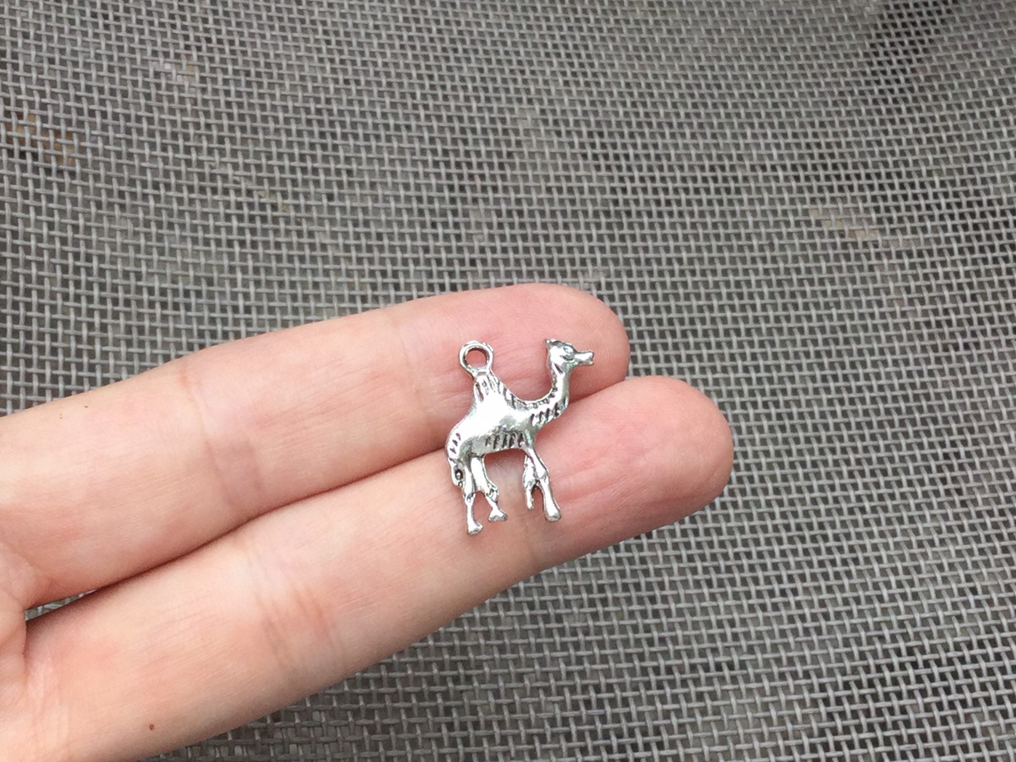 Silver Camel Charm or Pendant for Camel Jewelry Necklace | Etsy