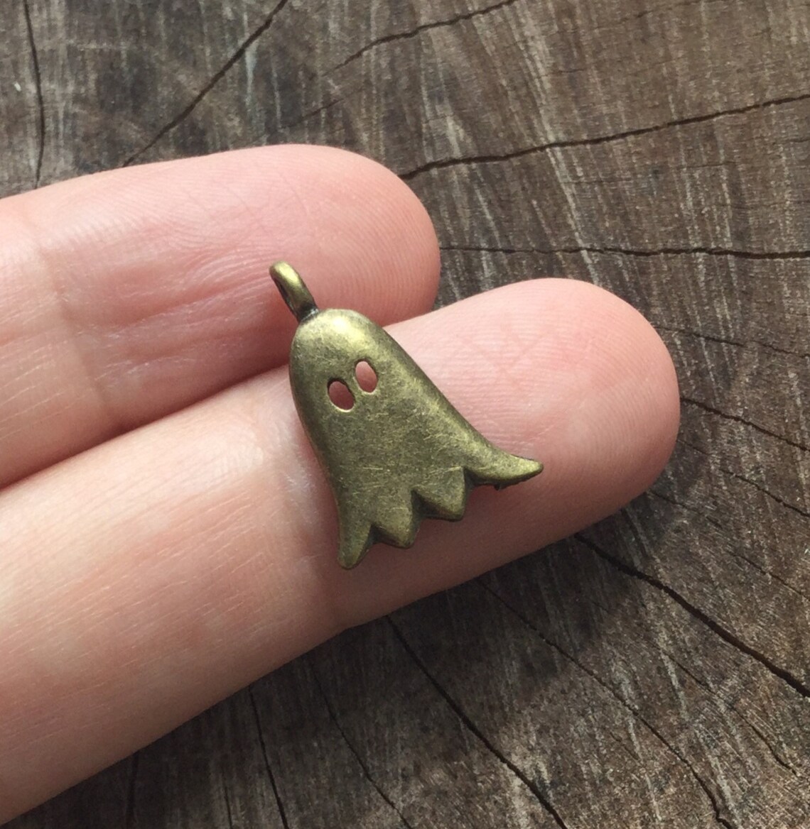 Bronze Ghost Charm for Halloween Ghost Pendant Ghost - Etsy Canada