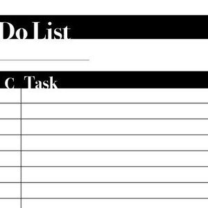 ABC to Do List Printable, A5 ABC to Do List, ABC to Do List - Etsy