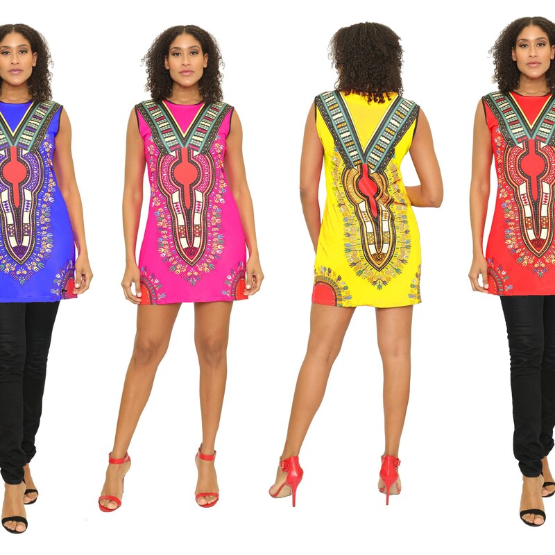 Dashiki Dress - Etsy