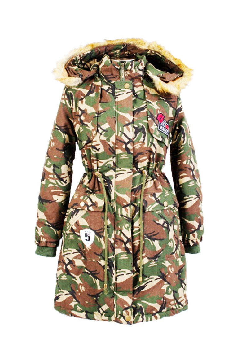 Womens Camo Removable Hood Jacket Warm Coat Coats Parkas - Etsy