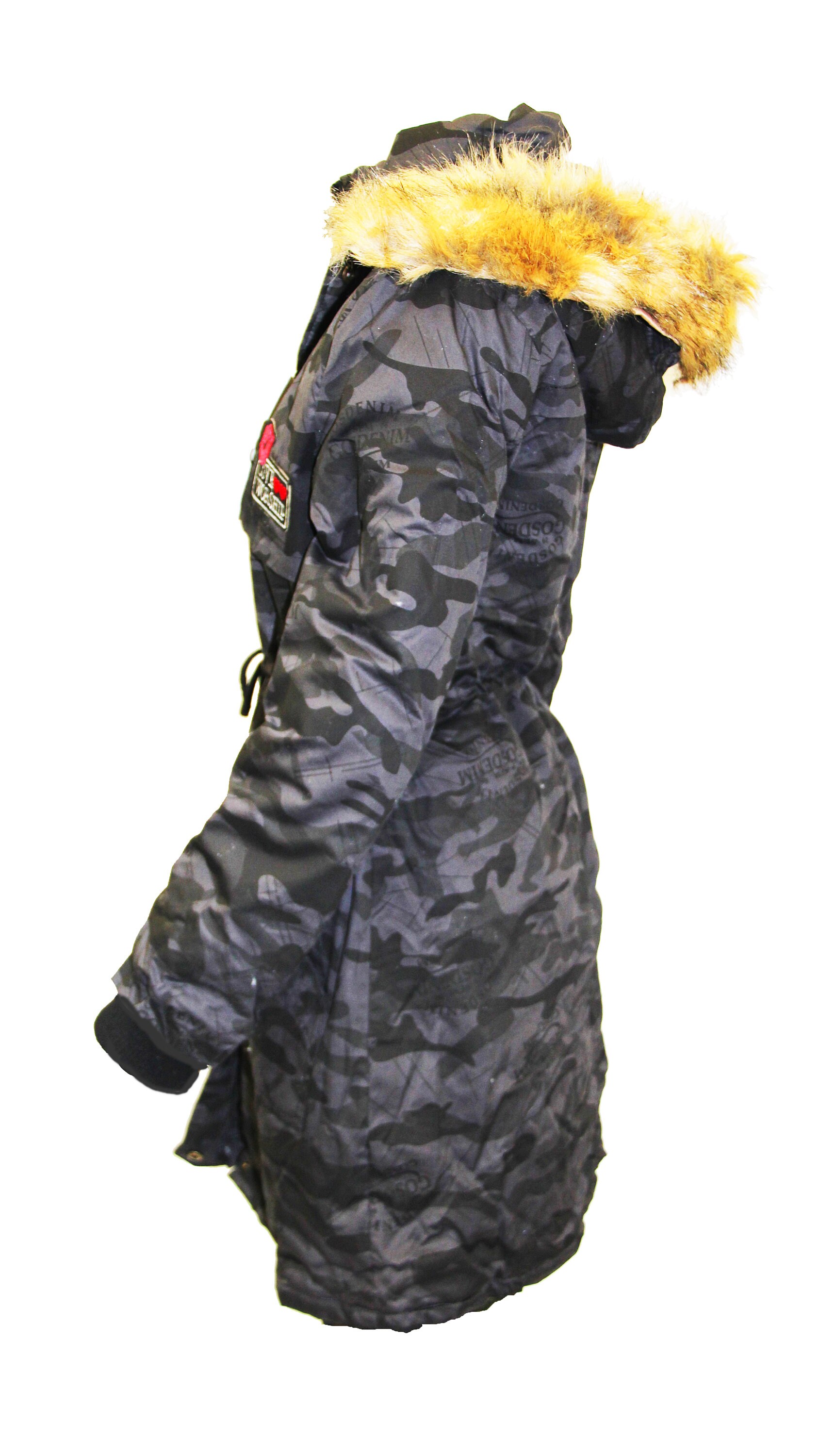 Womens Camo Removable Hood Jacket Warm Coat Coats Parkas - Etsy