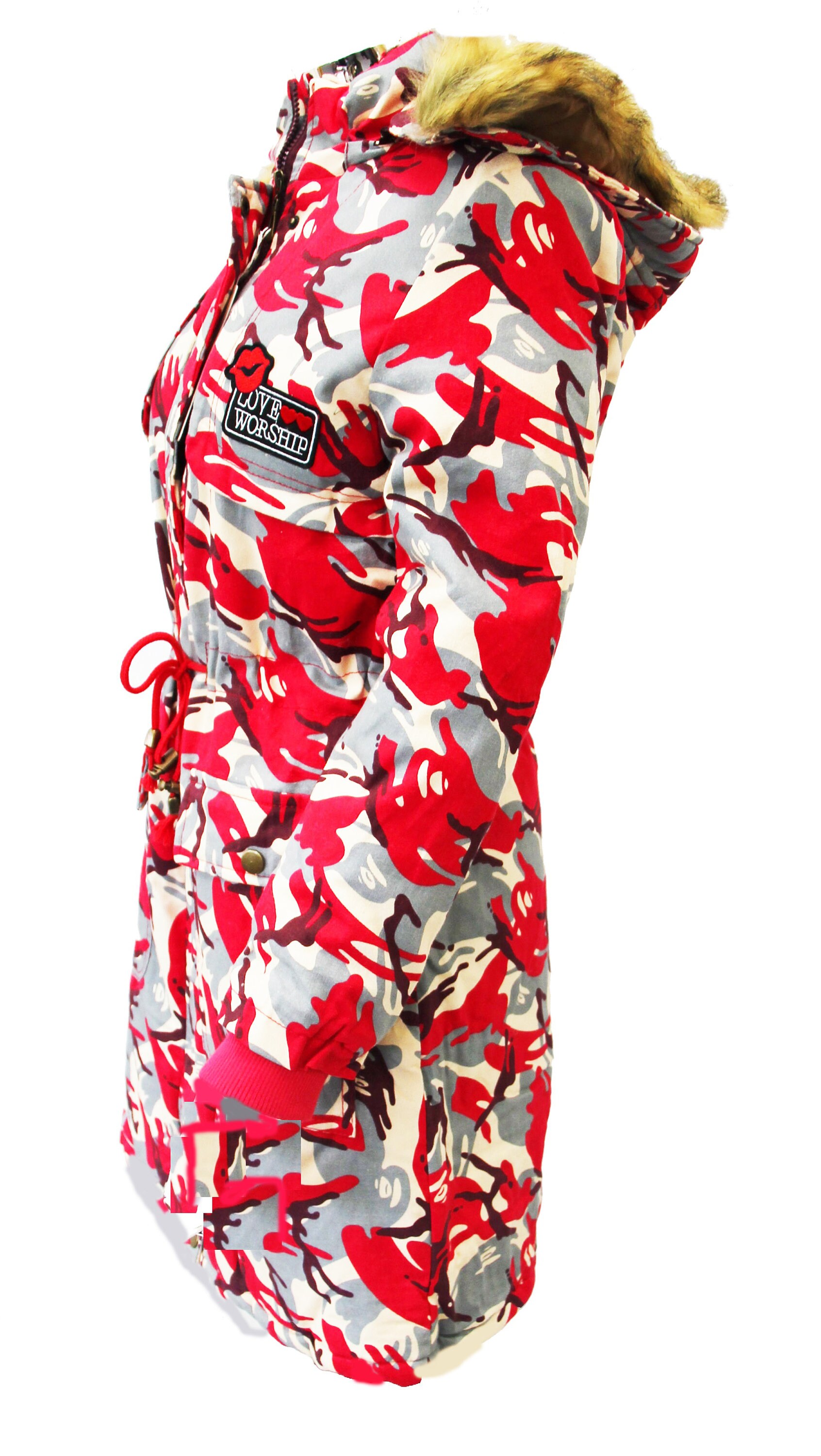 Womens Camo Removable Hood Jacket Warm Coat Coats Parkas - Etsy