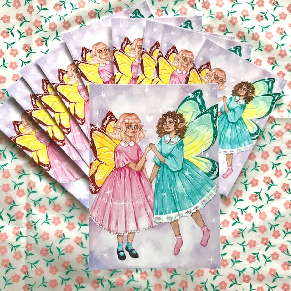 Fairy Postcard - Etsy