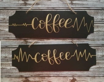 Coffee chalkboard | Etsy
