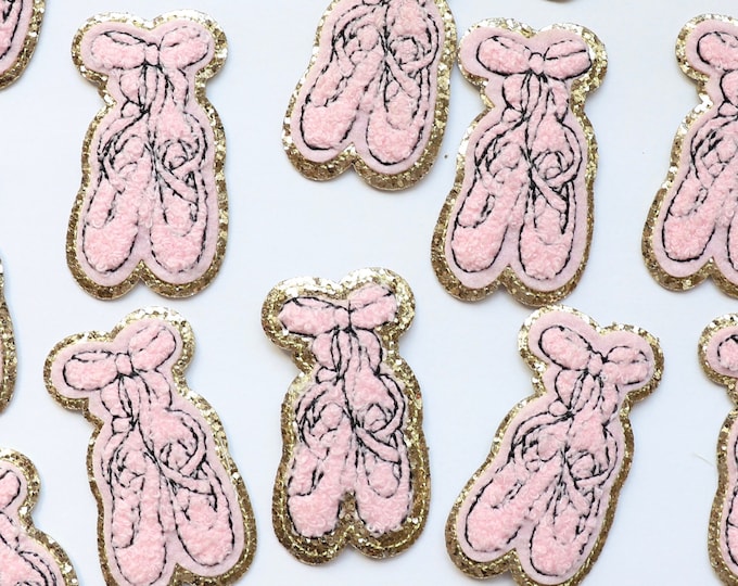 Ballet Shoe Chenille Varsity Patch - Chenille Patch - Chenille Letter ...